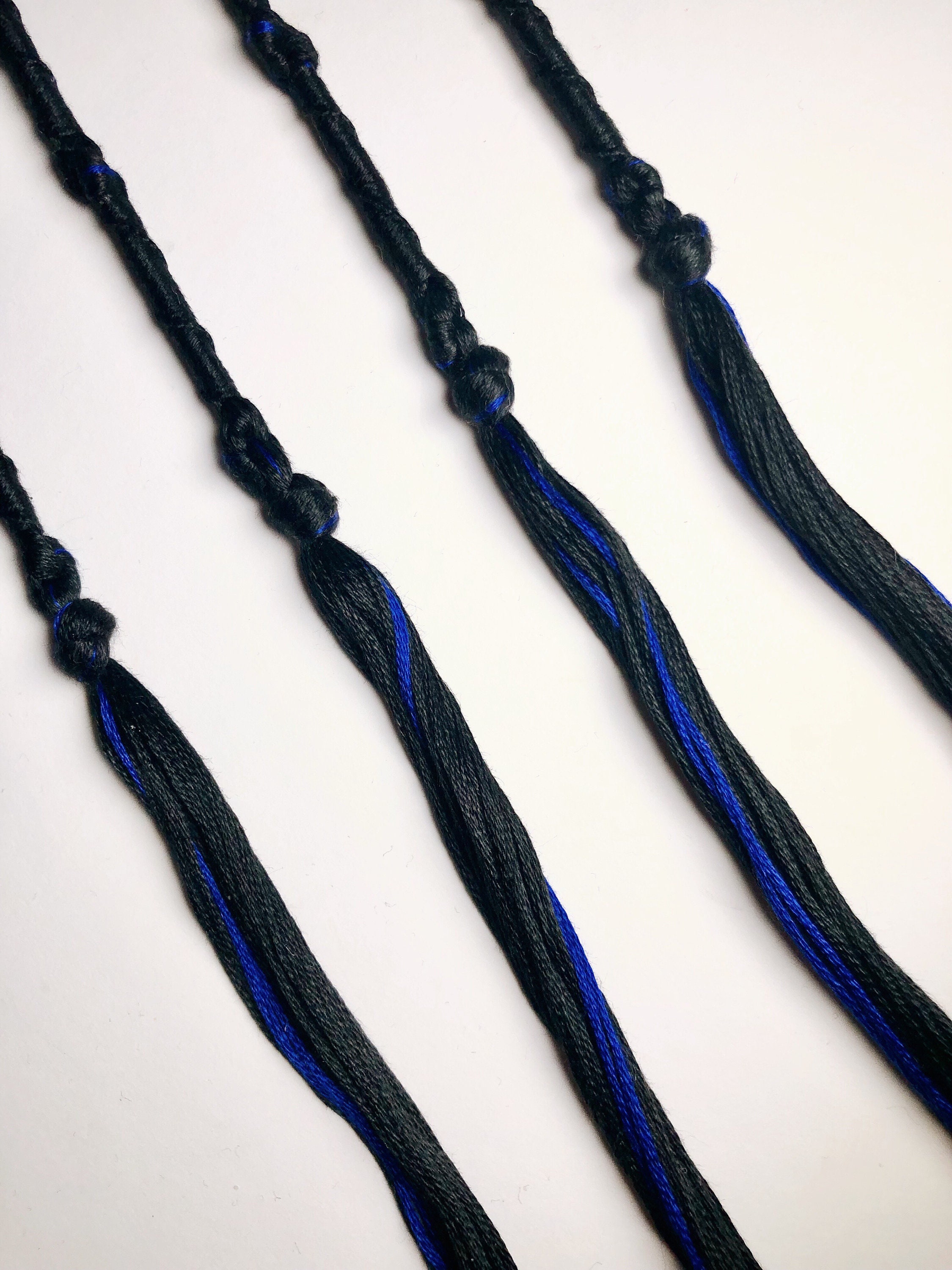 Tzitzits con su elección de Tekeleth, 100 % algodón, juego de 4 - Etsy ...