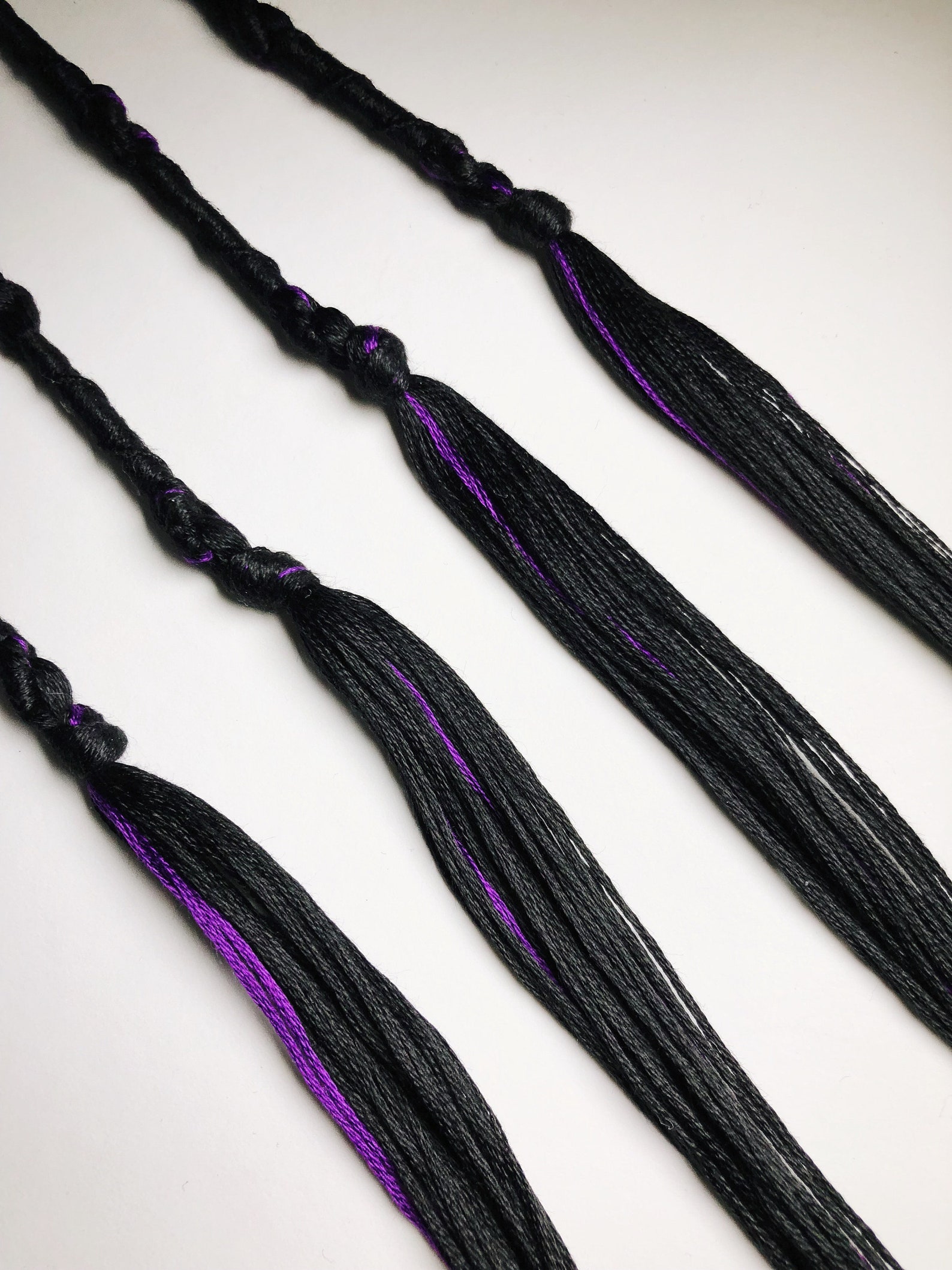 Tzitzits con su elección de Tekeleth, 100 % algodón, juego de 4 - Etsy ...