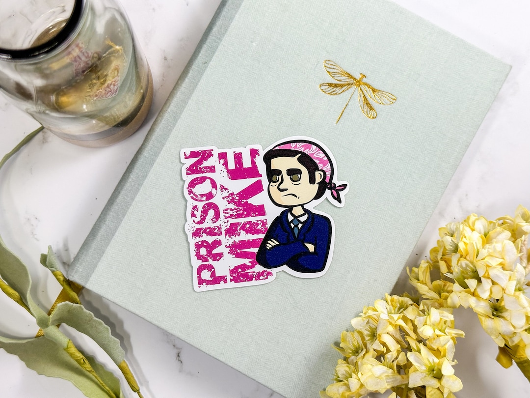 Prison Mike Sticker the Office Fan Art Dunder Mifflin - Etsy