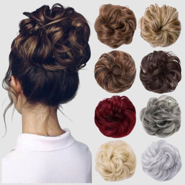 Messy Bun Hair Piece - Etsy