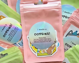 Breezyluna's Oopsies Sticker Pack [waterproof Miscut/misprint Sticker ...