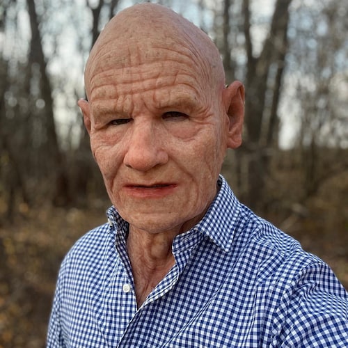 Realistic Latex Mask Old Man - Etsy