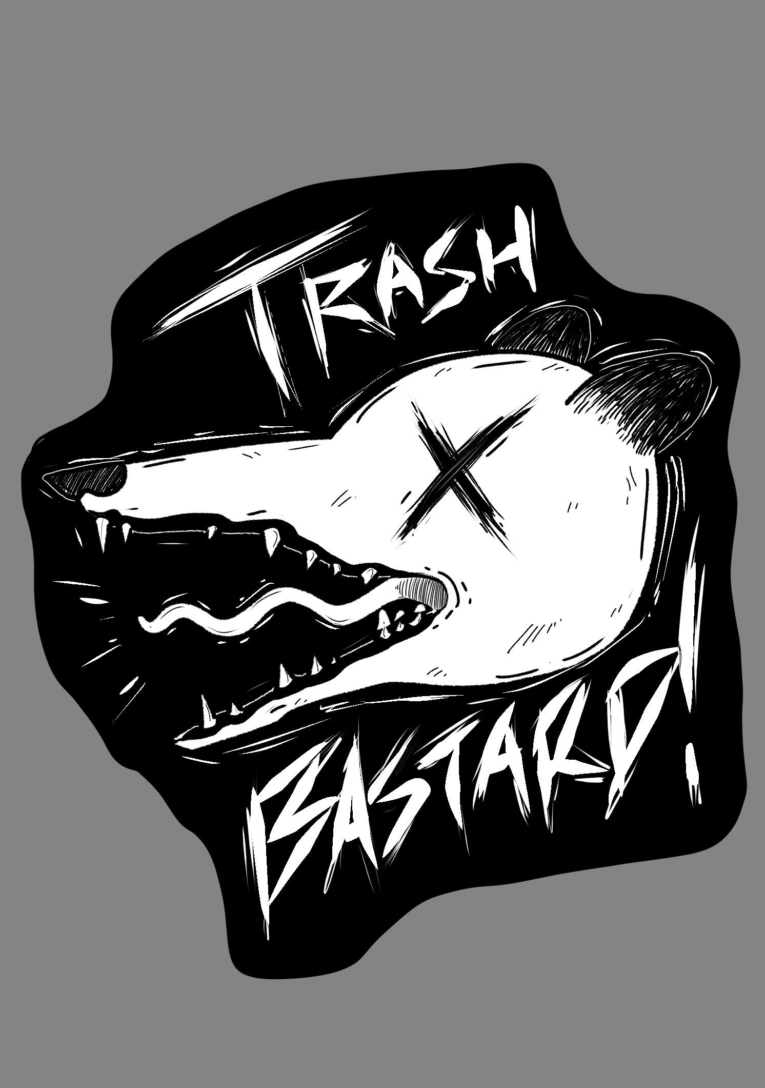Trash Bastard Possum Sticker - Etsy