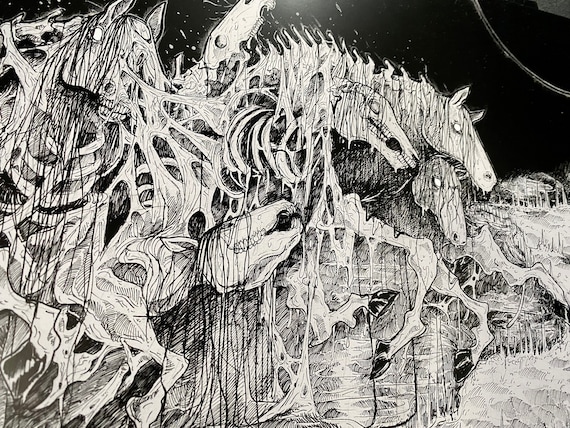 Horror Monster Drawing