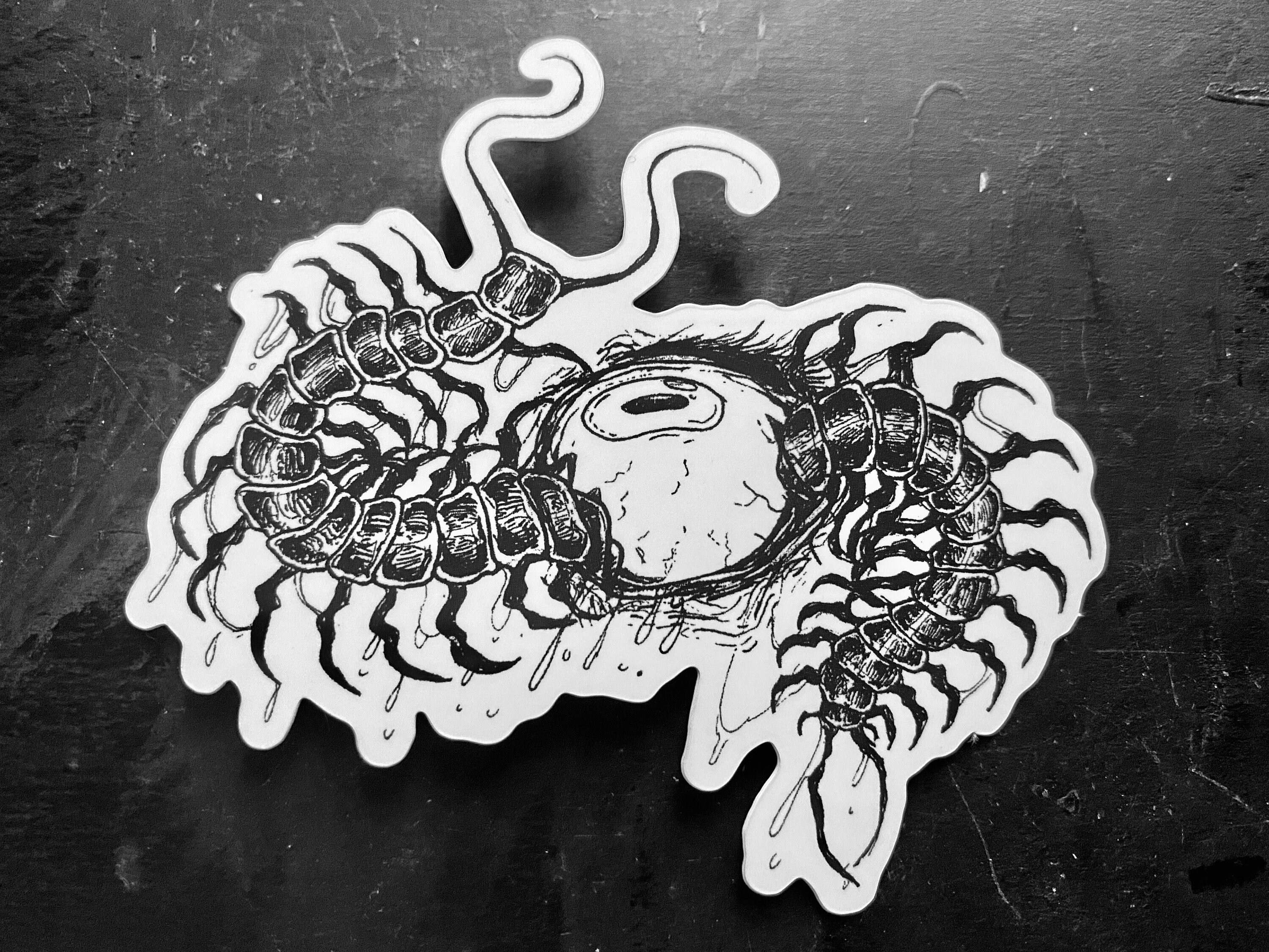 Centipede Eyeball Sticker - Etsy