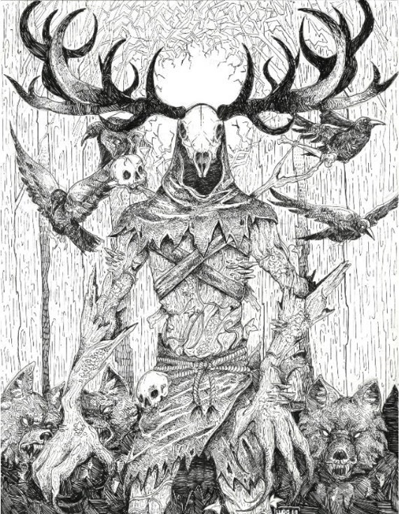 Leshen Witcher 3 Wild Hunt Art Print - Etsy