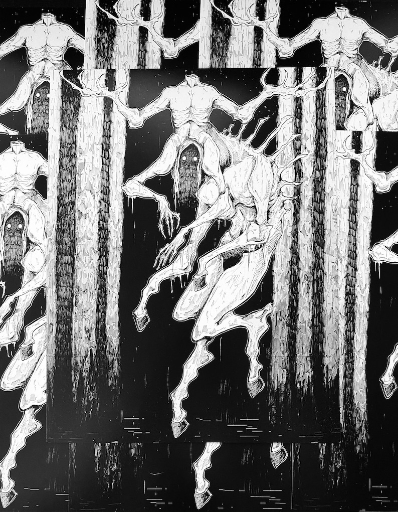 The Ritual Jotunn Moder Horror Movie Monster Art Print - Etsy