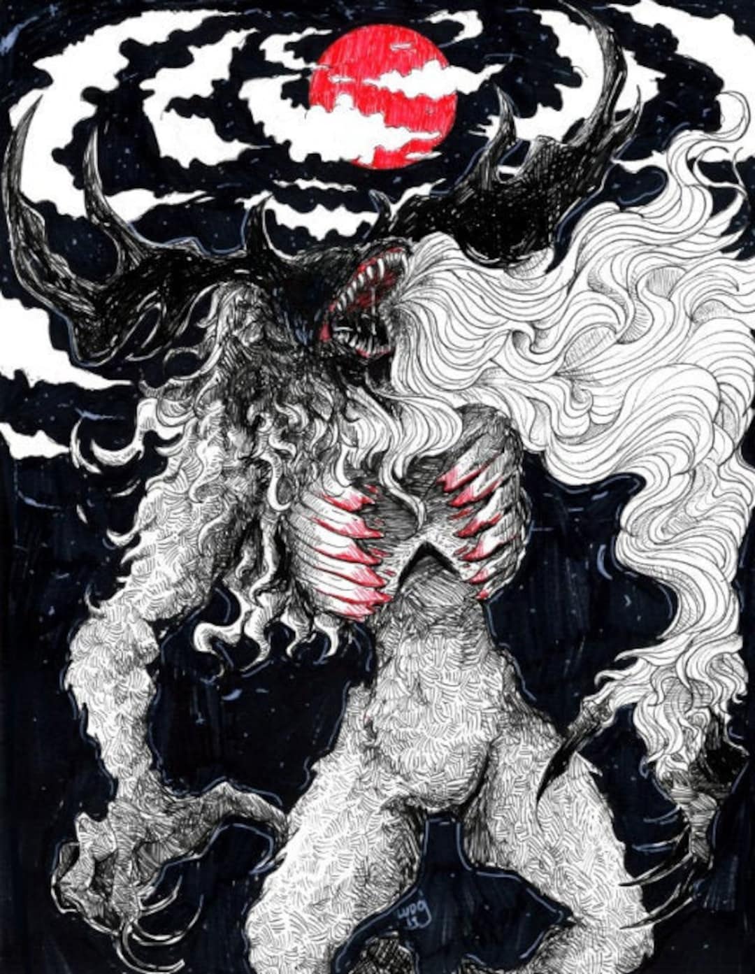 Bloodborne Cleric Beast Art Print - Etsy