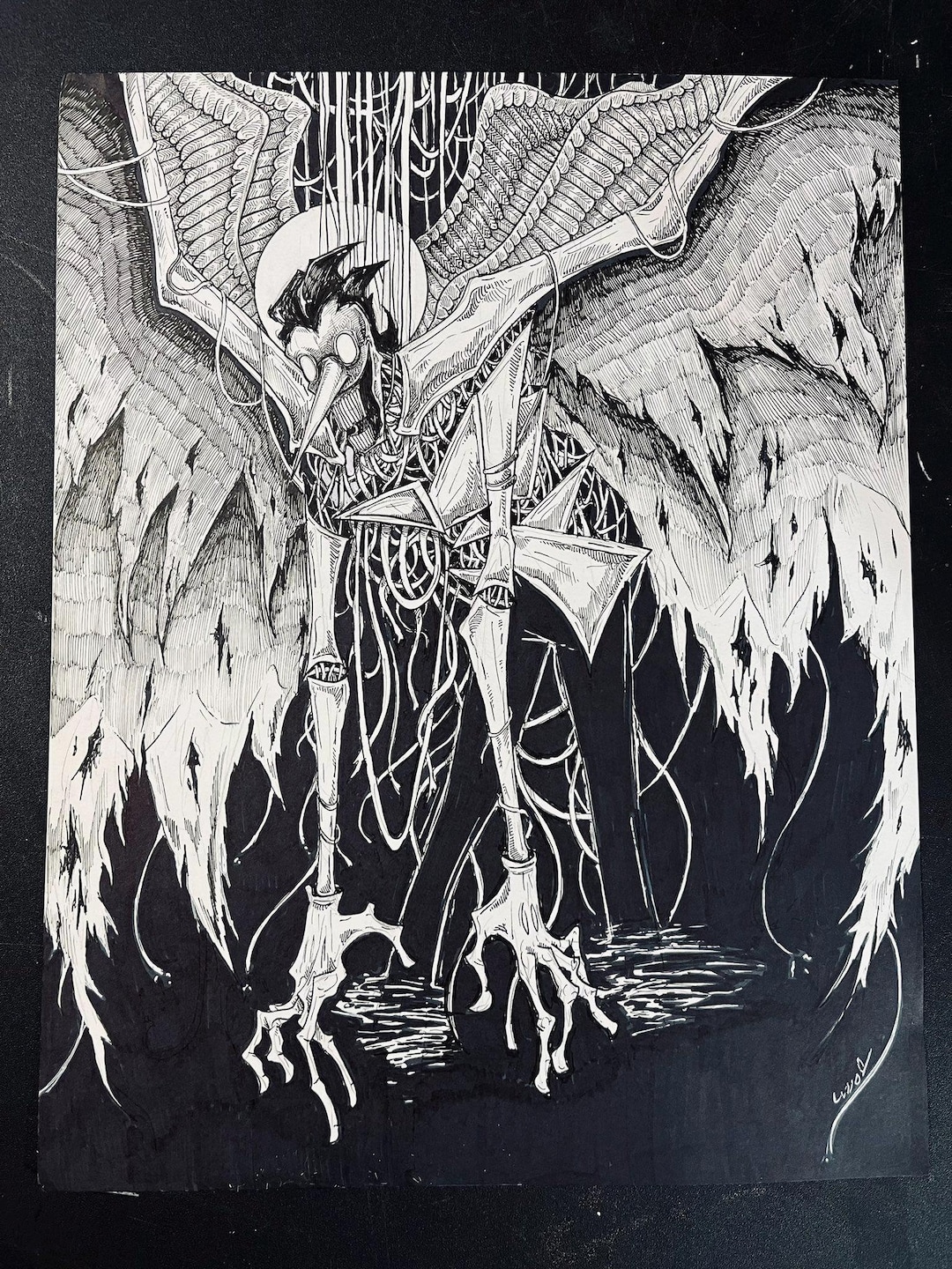 Spamton Deltarune Undertale Original Ink Art Piece - Etsy