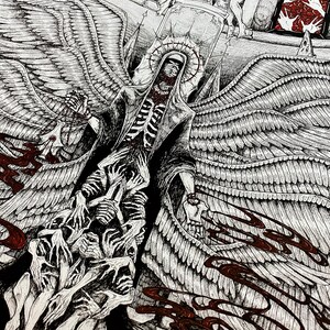 The Cathedral Angel Horror Dark Art Print - Etsy