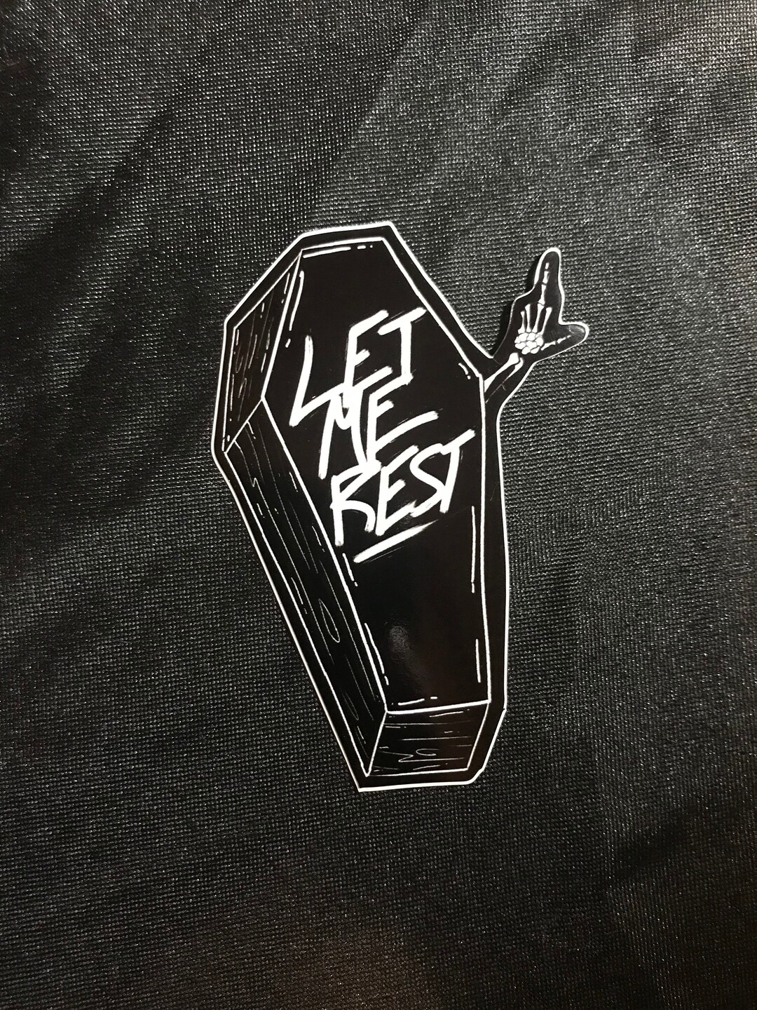 Let Me Rest Coffin Sticker - Etsy