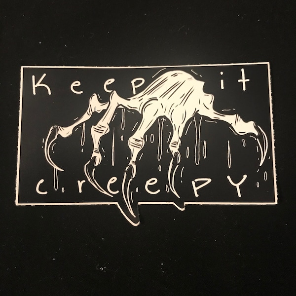 Creepy Stickers - Etsy