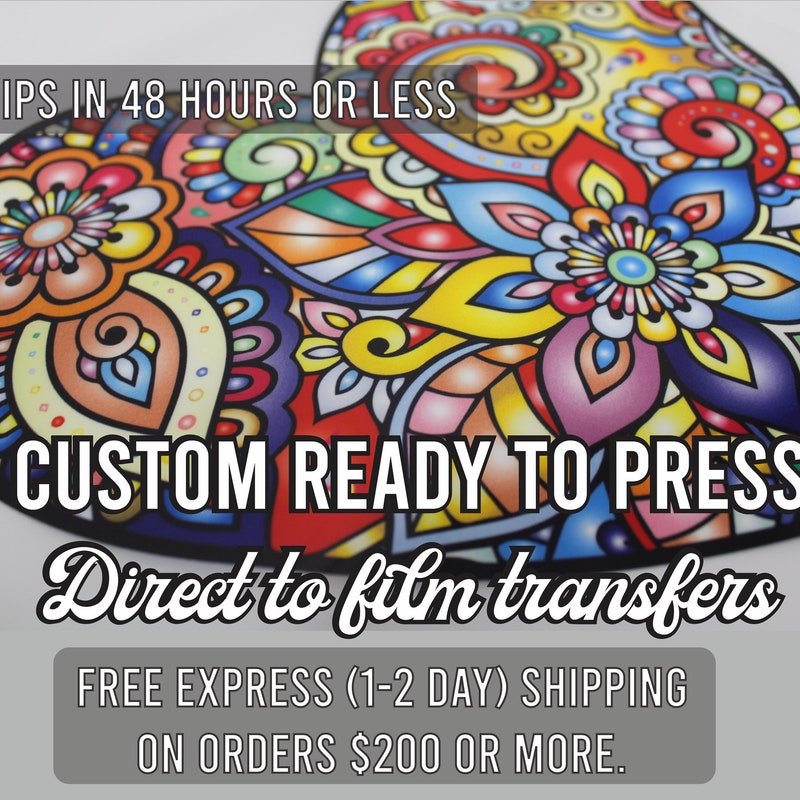 Screen Print Transfers - Etsy