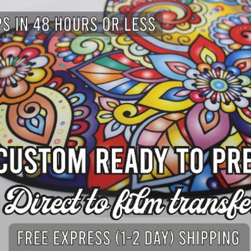 CUSTOM DTF TRANSFERS Full Color Heat Transfer. Gang Sheets - Etsy