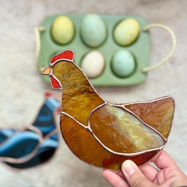 Glass Chicken - Etsy