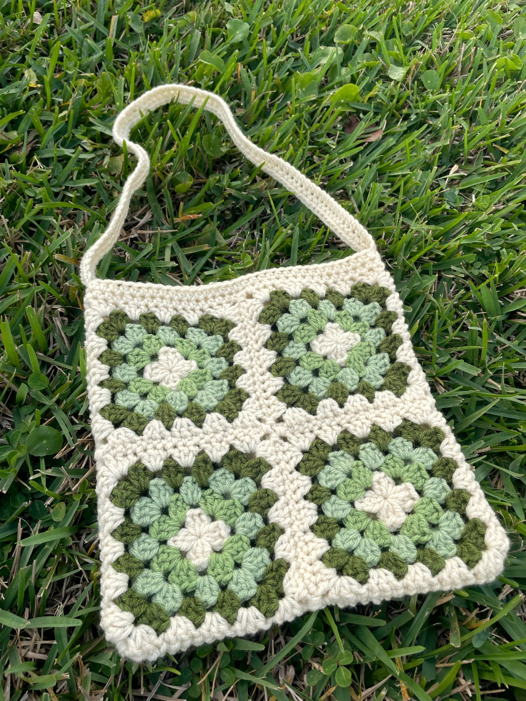 Crochet Granny Square Bag, Customizable Purse, Summer Tote Bag - Etsy