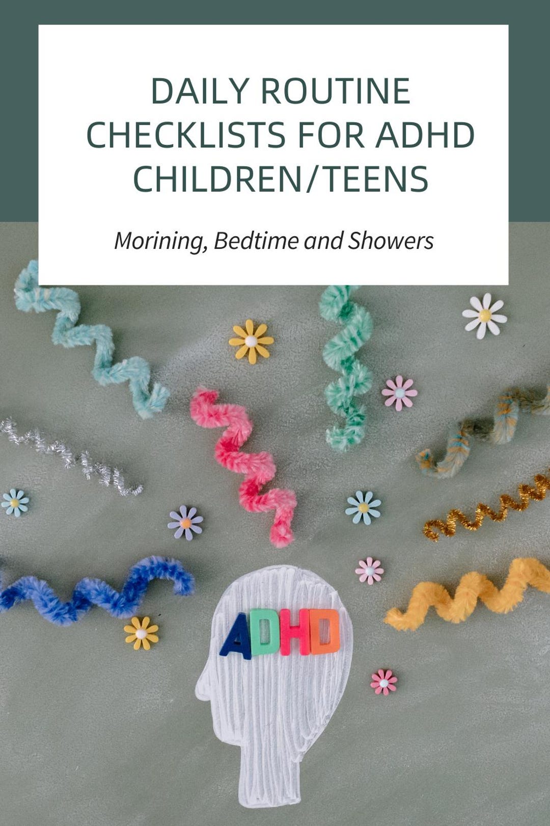 ADHD Routine Checklist | Morning, Bedtime, Shower (printable PDF) - Etsy