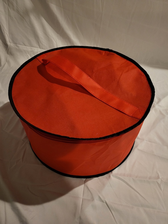 Large Hat Box With Solid Topnon Clear Top - Etsy