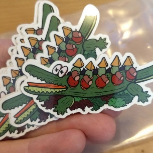 Crocodile Stickers - Etsy