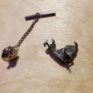 Retired JIA James Avery Sterling Deer Buck Tie Tack / Lapel Pin - Etsy