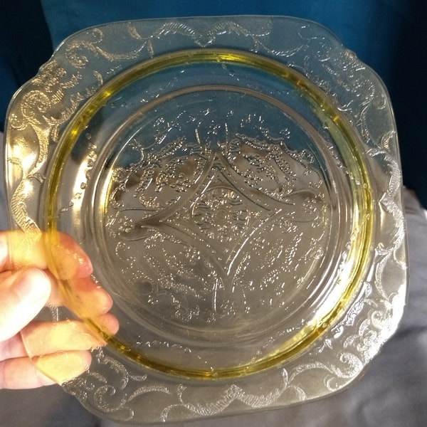 Square Glass Plate - Etsy