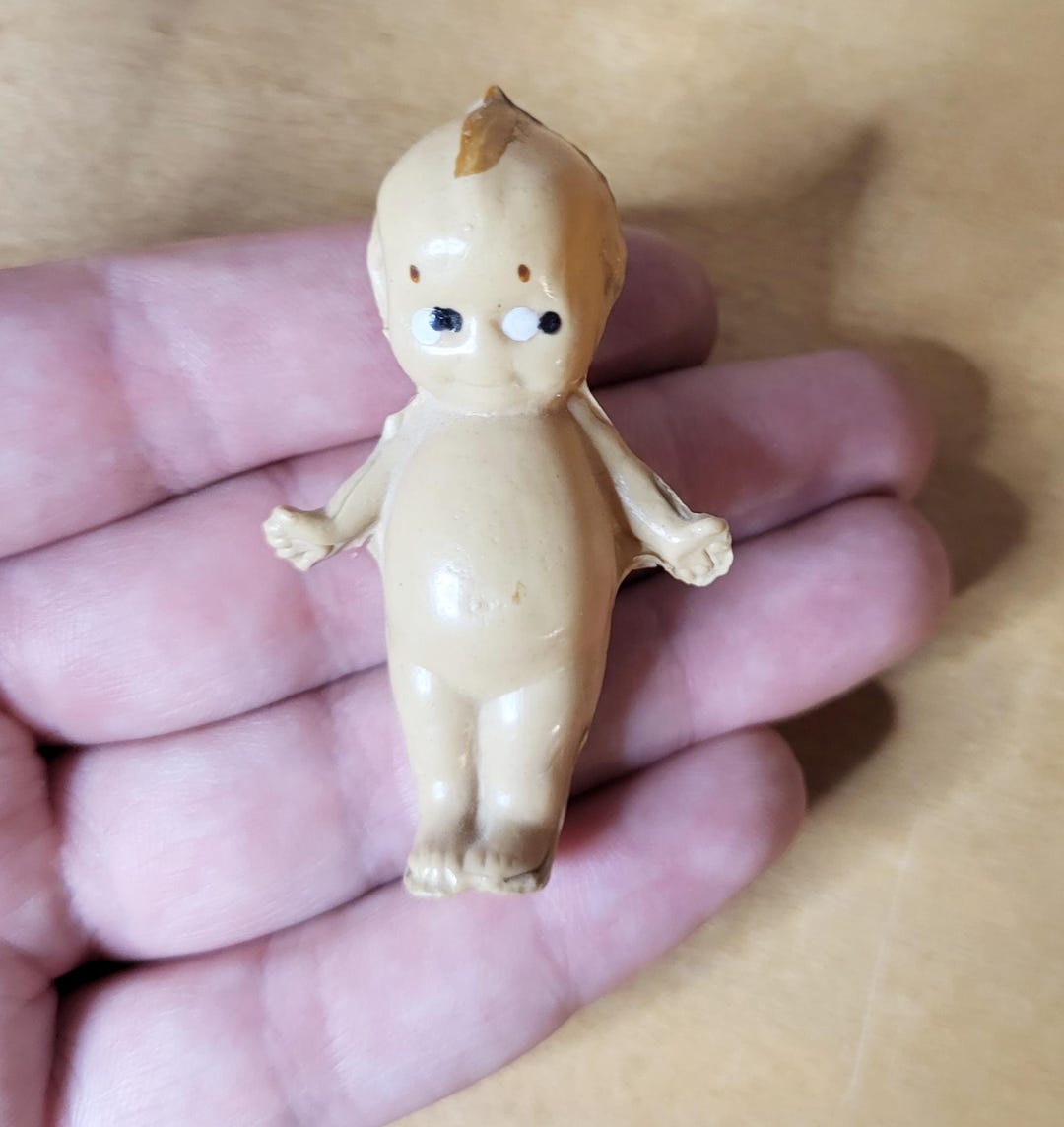 Vintage Small Plastic Kewpie Doll Figurine 2 1/4" - Etsy