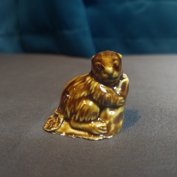 Ceramic Beaver Figurine - Etsy
