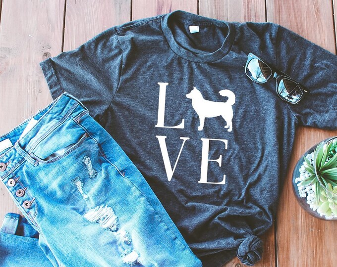 I Love My Border Collie Shirt // Border Collie Shirts // Dog | Etsy