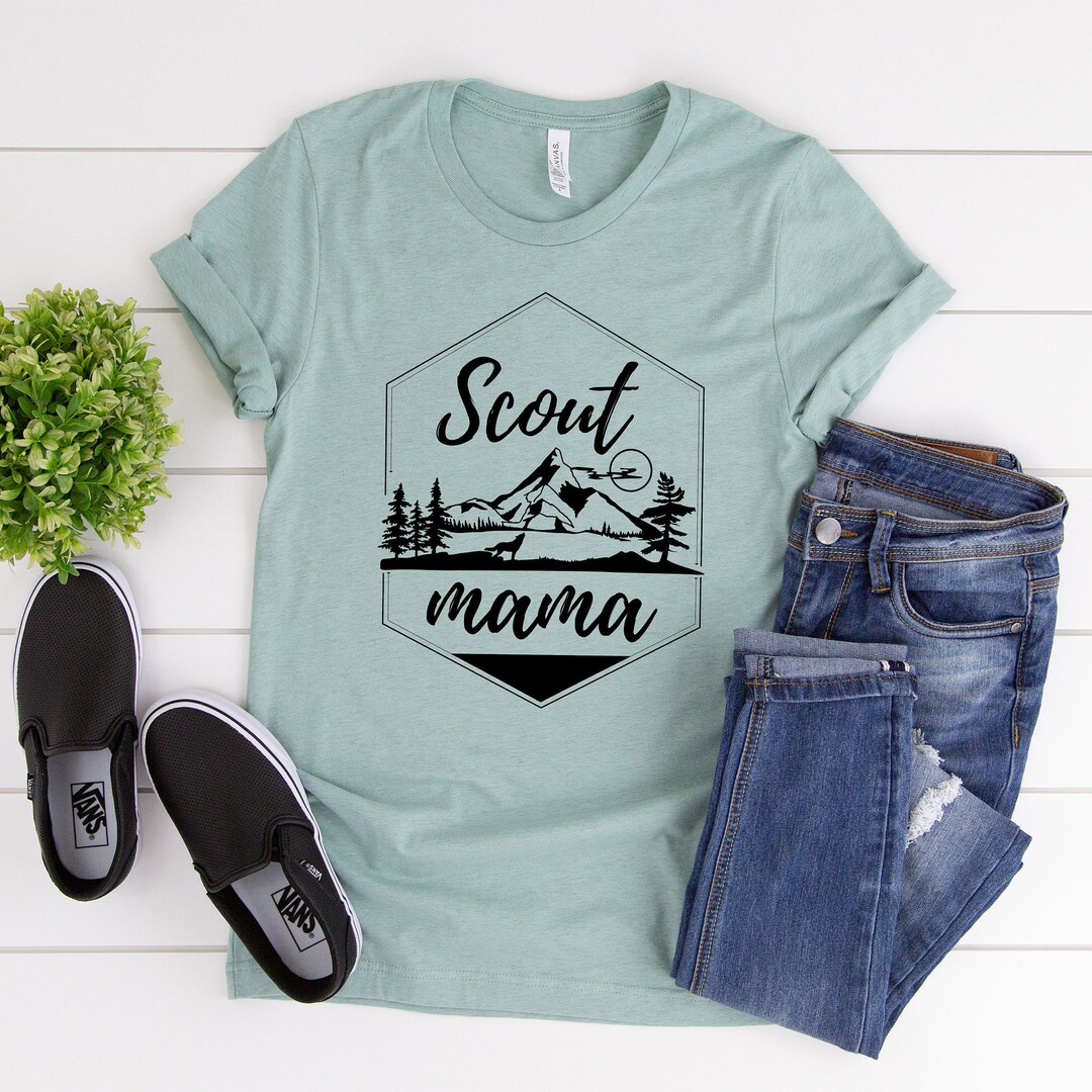 Scout Mama Shirt // Mom of Scouts Unisex T-shirt - Etsy