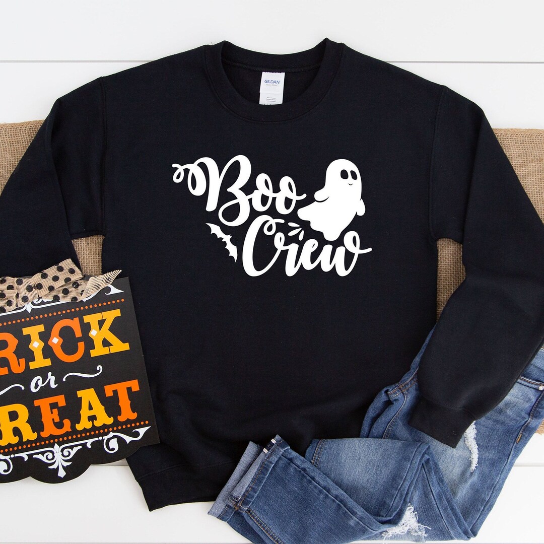 Boo Crew Sweater // Boo Crew Trick or Treating Sweatshirt // Trick or ...
