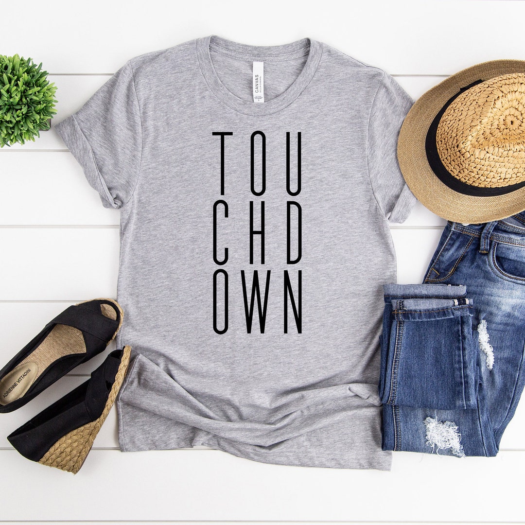 Touchdown Shirt // Football T-shirt // Football Shirt // Touchdown T ...