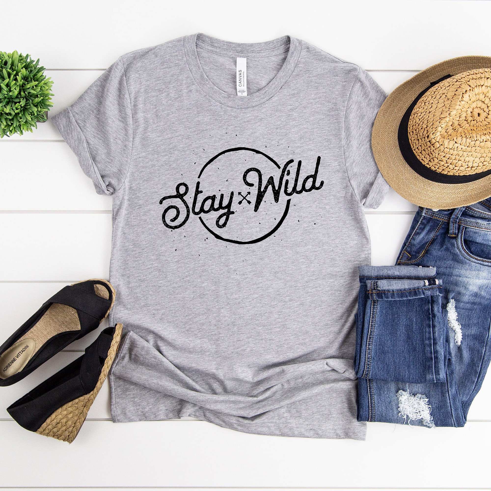 Stay Wild Unisex T-shirt // Inspirational T-shirt // Travel | Etsy