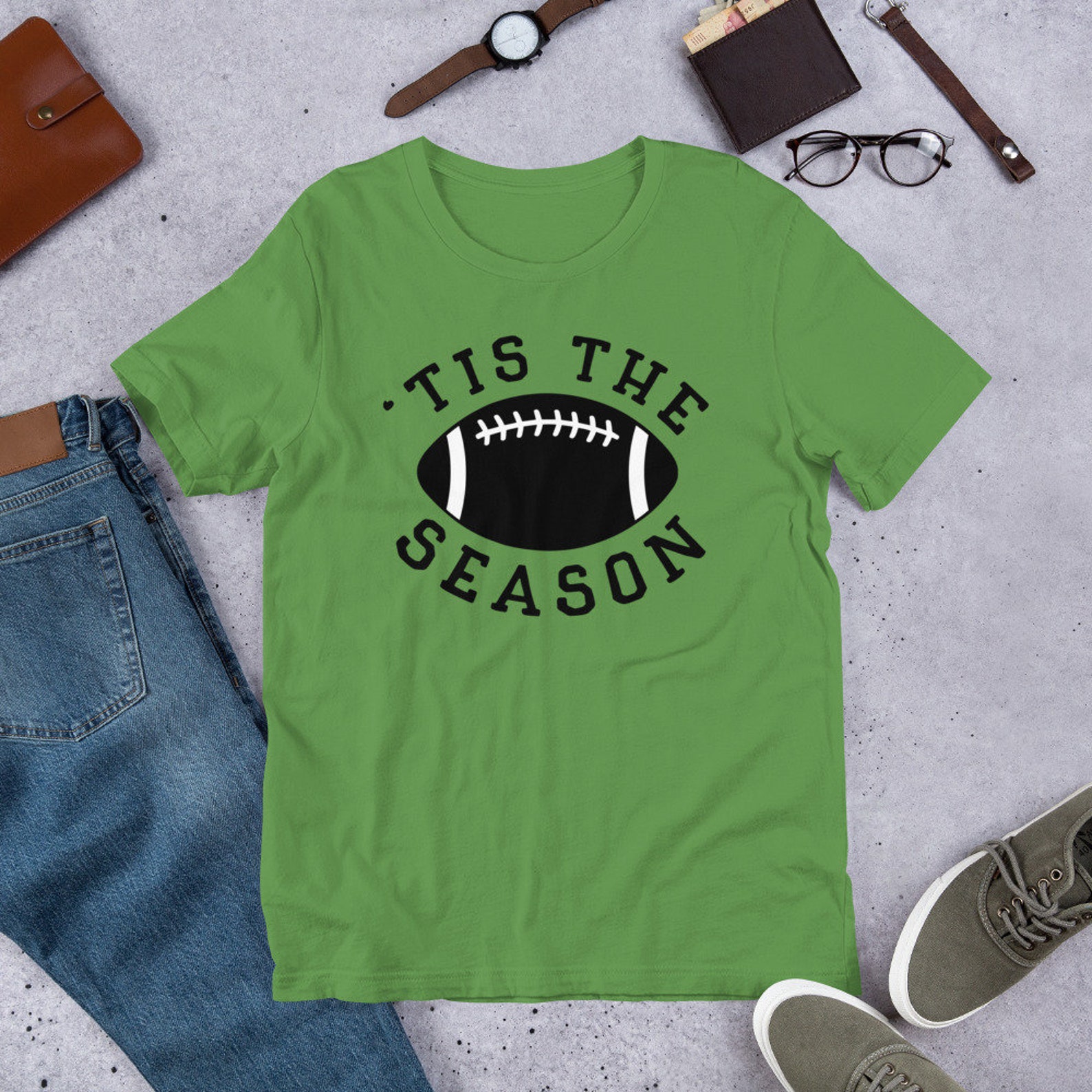 Tis the Season Football Shirt // Football Fall T-shirt // Fall - Etsy
