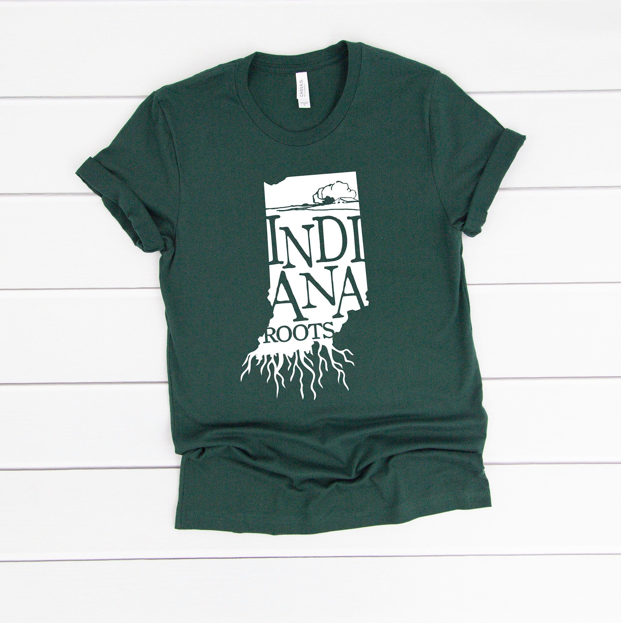 Indiana Roots Indiana T-Shirt // Indiana State Shirt // | Etsy