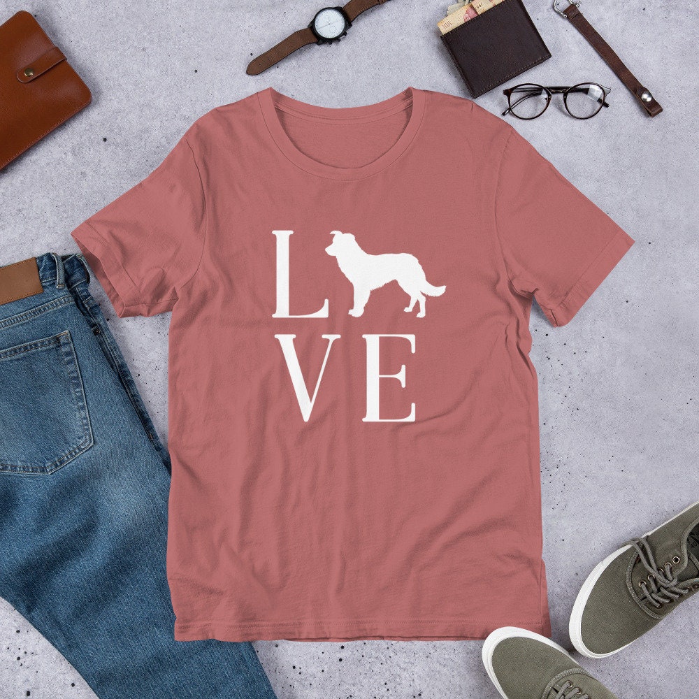I Love My Border Collie Shirt // Border Collie Shirts // Dog - Etsy