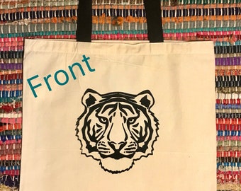 Tiger screen print | Etsy