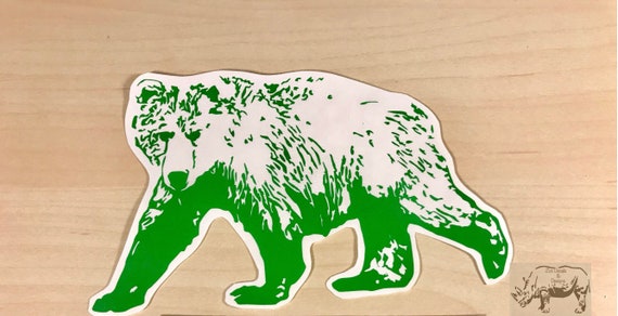 Kodiak Bear Vinyl Decal | Etsy
