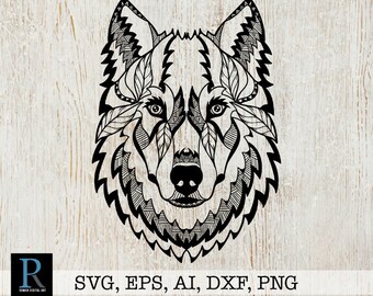 Wolf mandala | Etsy