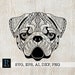 Zentangle Pug SVG, Mandala Pug Svg, Dog for Cricut, Zentangle for ...