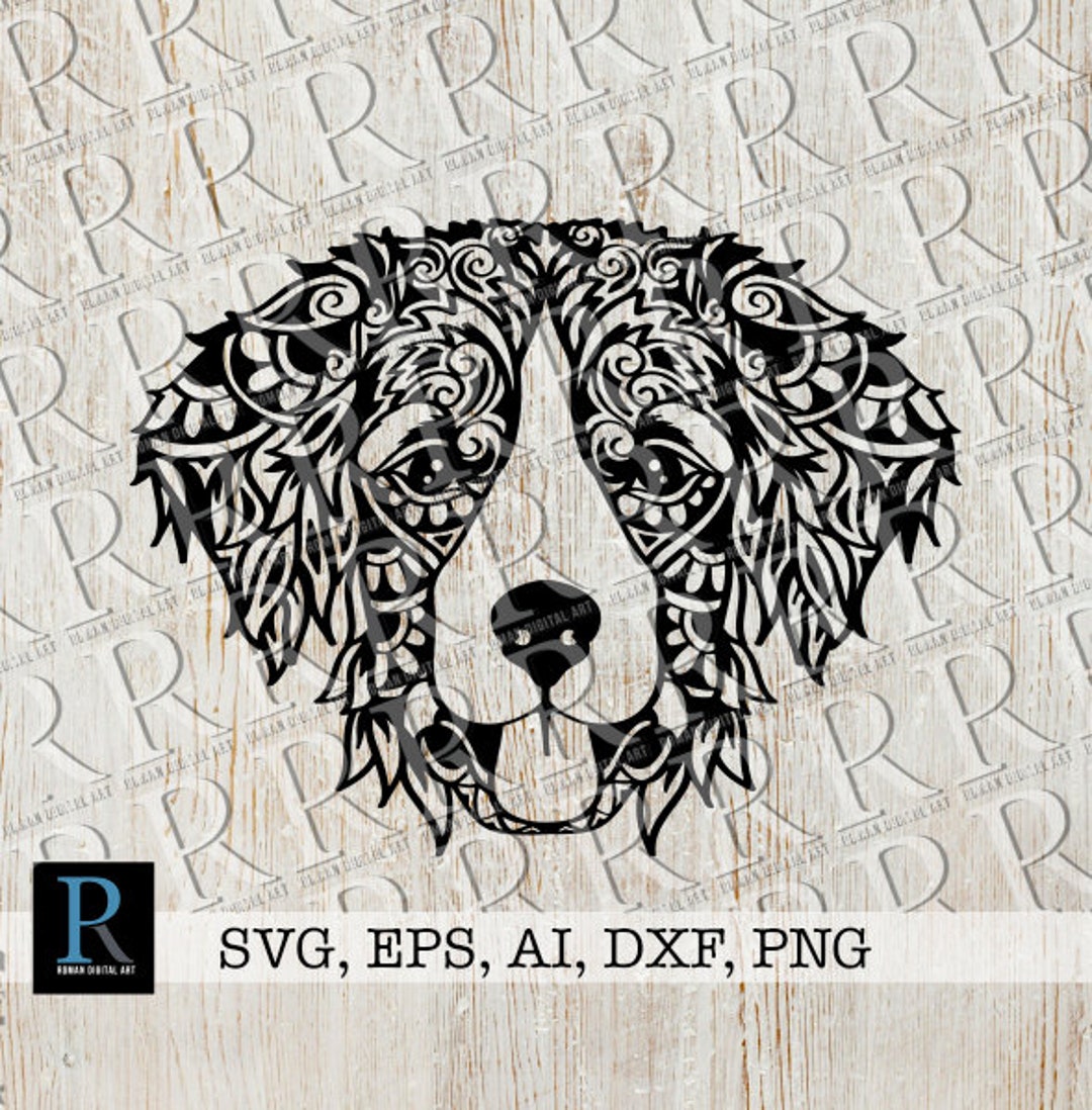 Leonberger SVG File, Mandala Leonberger SVG, Zentangle Leonberger SVG ...