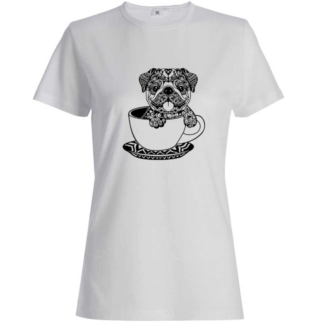 Zentangle Pug Dog SVG Pug Dog SVG Single Layered | Etsy