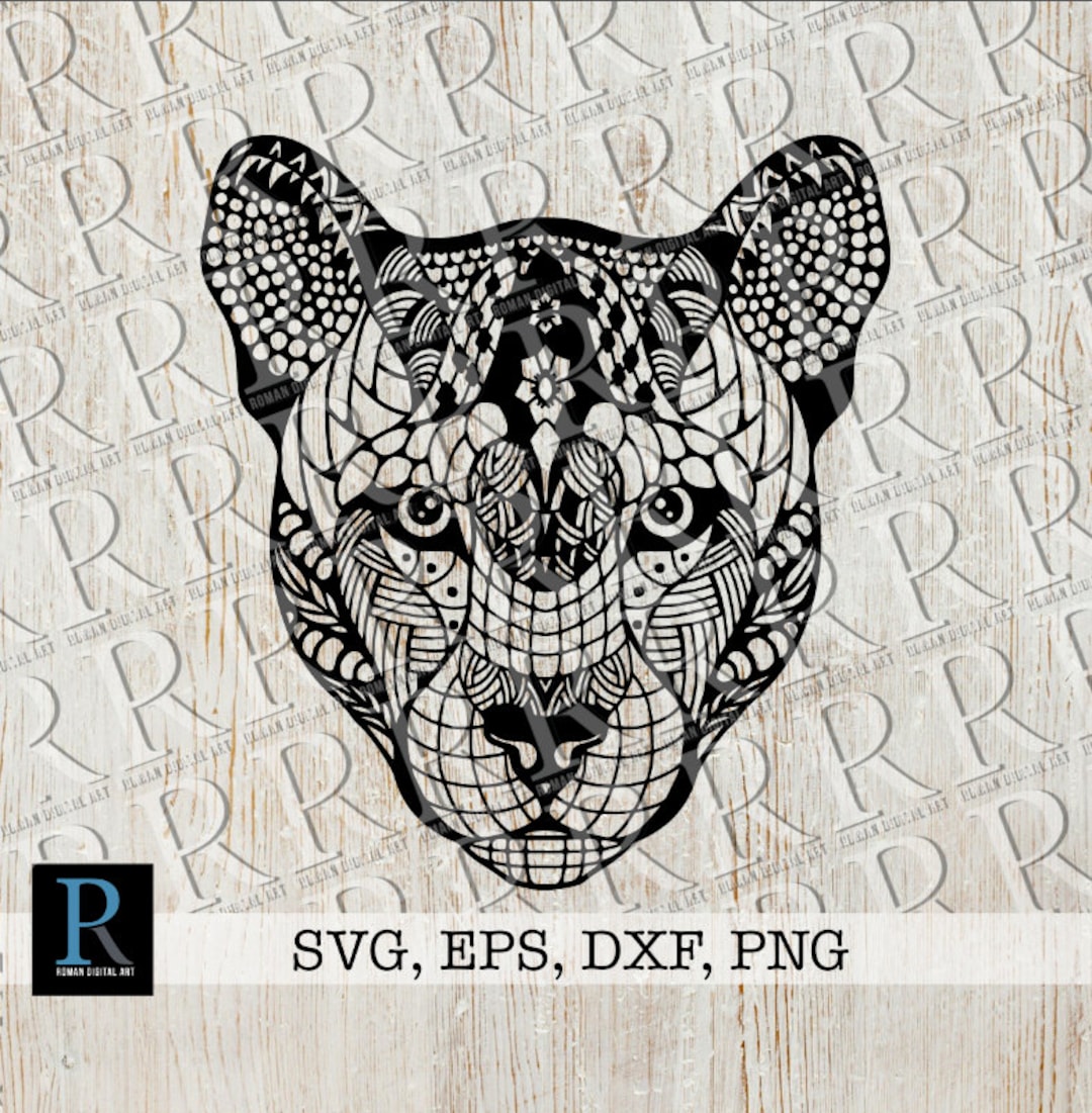 Mountain Lion SVG File, Cougar Clipart, Puma Cut File, Panther Cricut ...