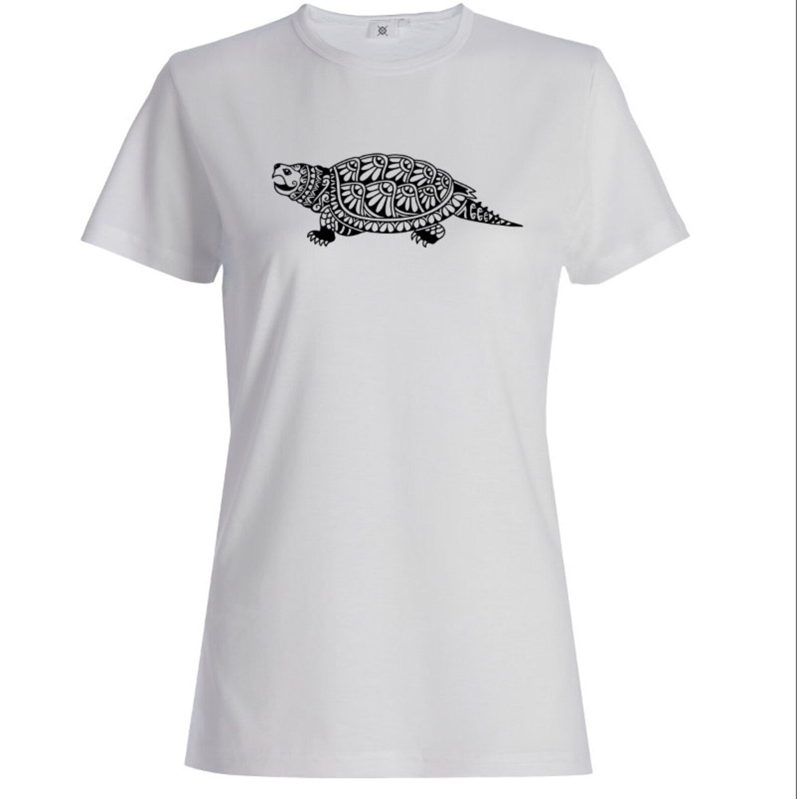 Mandala Snapping Turtle SVG File Zentangle Turtle SVG - Etsy