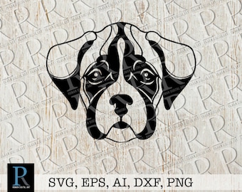 Boxer Svg Boxer Dog Svg Boxer Ears Svg Boxer Dog Breed Svg - Etsy