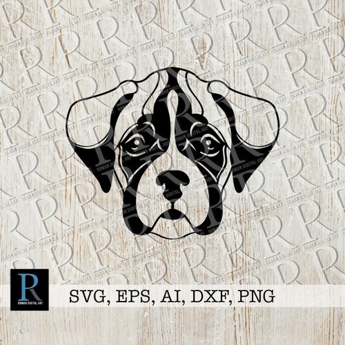 Boxer Dog Cricut Design Boxer Dog Puppy SVG Cut File Boxer | Etsy