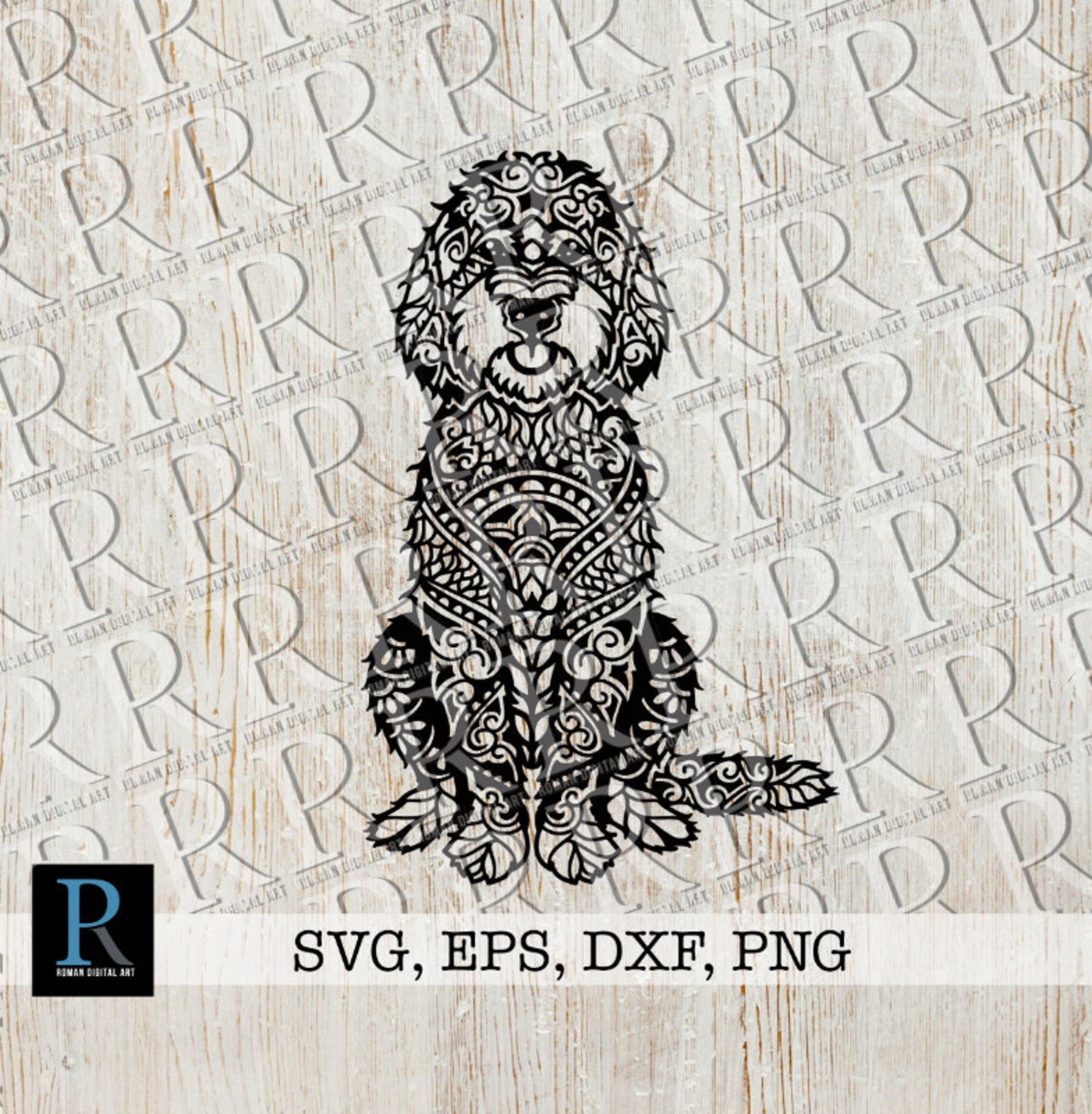 Golden Doodle Dog SVG File Goldendoodle Cut File Dog SVG Cut - Etsy