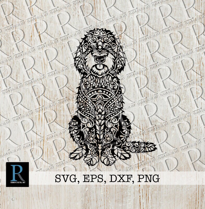 Golden Doodle Dog SVG File Goldendoodle Cut File Dog SVG Cut - Etsy