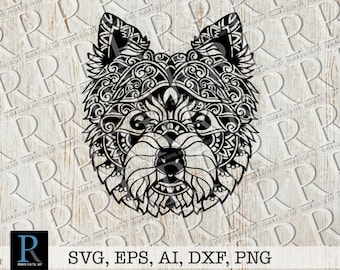 Westie SVG Layered West Highland Terrier Cutting File - Etsy