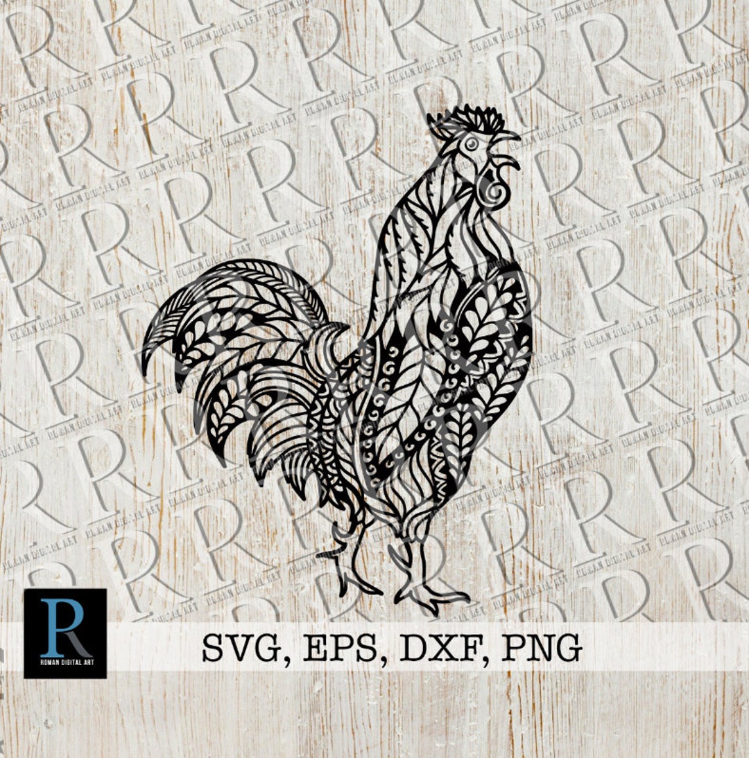 Rooster SVG File, Rooster Cut File, Bird SVG Cut File, Cricut Cut File ...