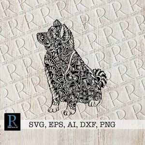 Mandala Samoyed SVG, Zentangle Samoyed SVG, Samoyed SVG File, Samoyed ...